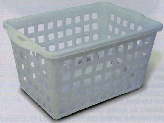 Ceste in plastica forate per pane e panifici.