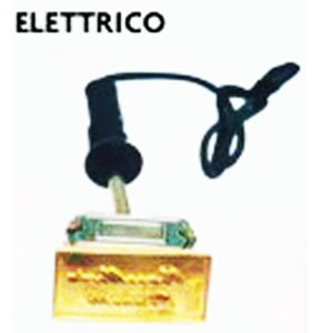 Timbro a fuoco od a caldo per legno, pelle ed usi vari.